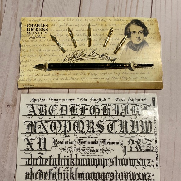 Charles Dickens | Office | Charles Dickens Museum Calligraphy Pen From ...